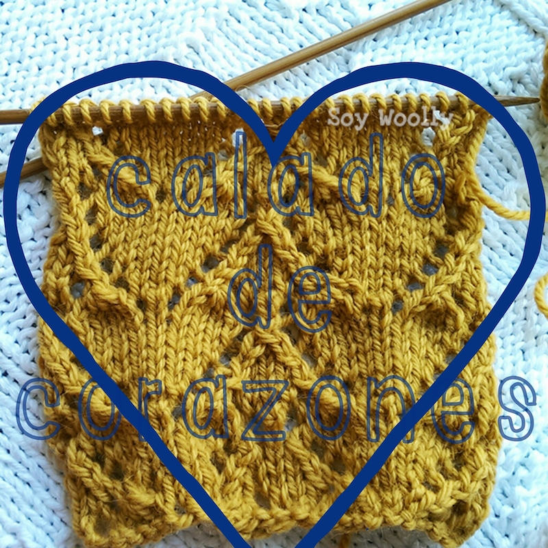 Punto de corazones: un punto calado para la primavera! | Soy Woolly