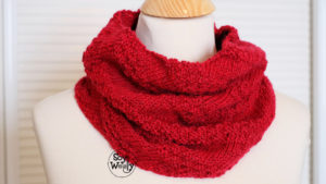 Teje una Bufanda Cerrada Unisex en Diagonal en dos agujas | Soy Woolly